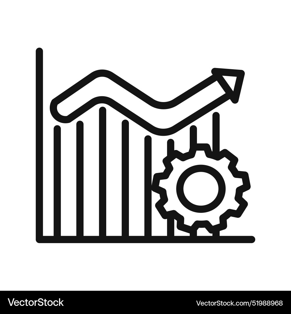 Business excellence icon mark in filled style Vector Image