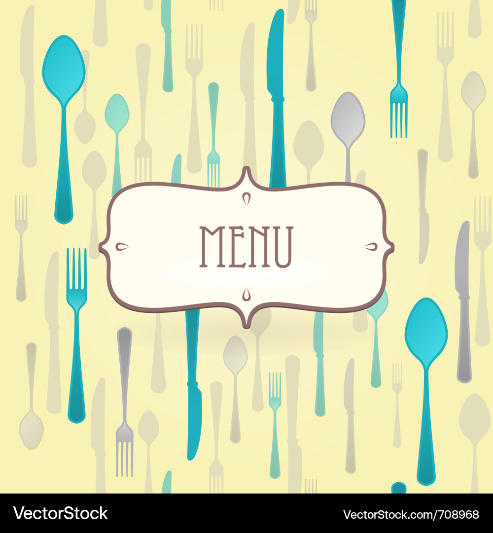 Premium restaurant menu Royalty Free Vector Image