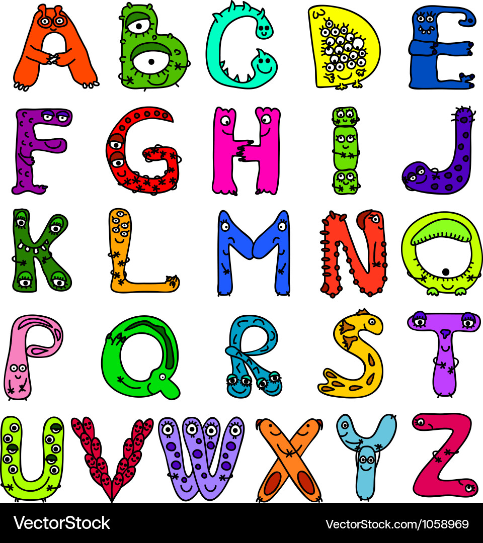 Alphabet Royalty Free Vector Image - VectorStock