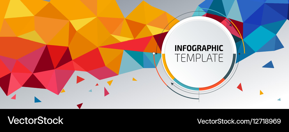 Flyer template header design banner Royalty Free Vector