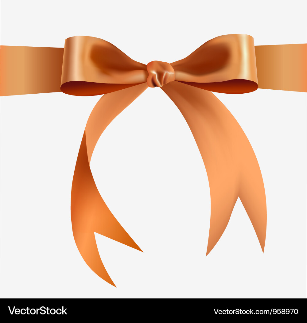 Decorative bow Royalty Free Vector Image - VectorStock
