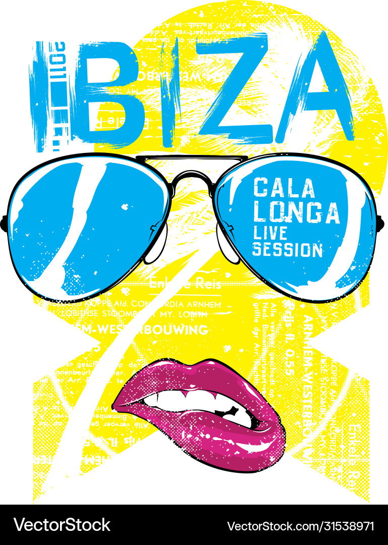 Ibiza Royalty Free Vector Image - VectorStock