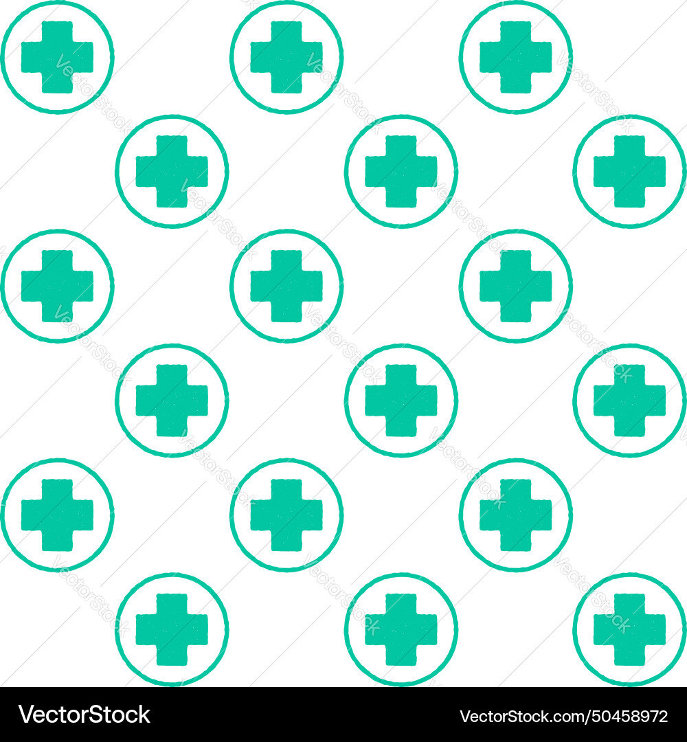 Seamless pattern of pharmacy background rubber Vector Image