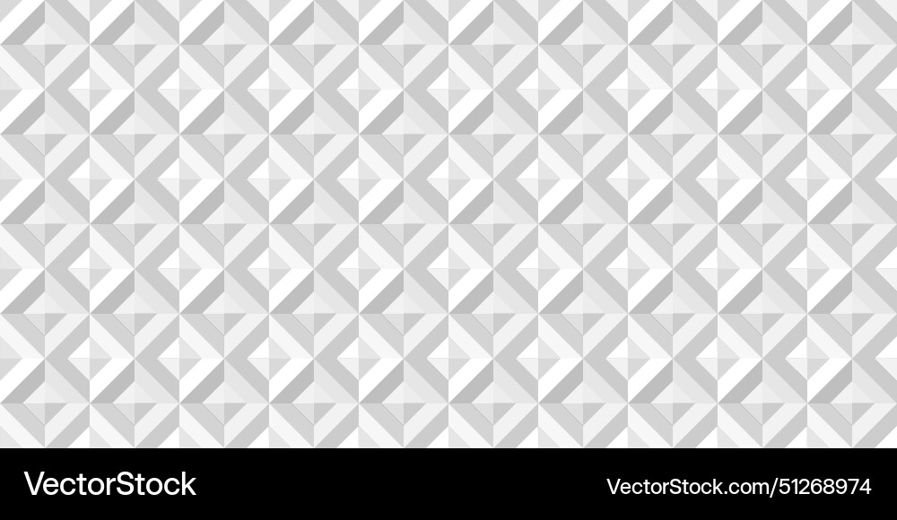 Decorative white and gray 3d endless texture Vector Image