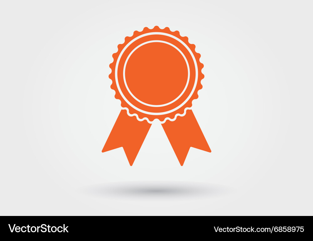 Pictograph icon for award Royalty Free Vector Image