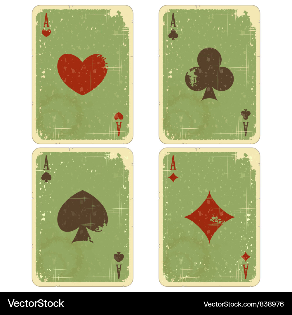 Playing cards Royalty Free Vector Image - VectorStock