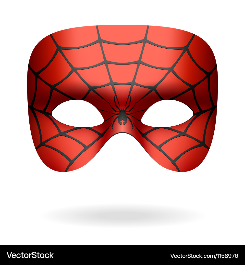 Spider mask Royalty Free Vector Image - VectorStock