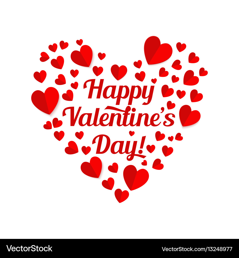 Valentines heart Royalty Free Vector Image - VectorStock