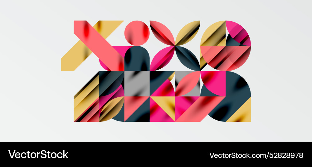 Geometric neo patterns abstract background Vector Image