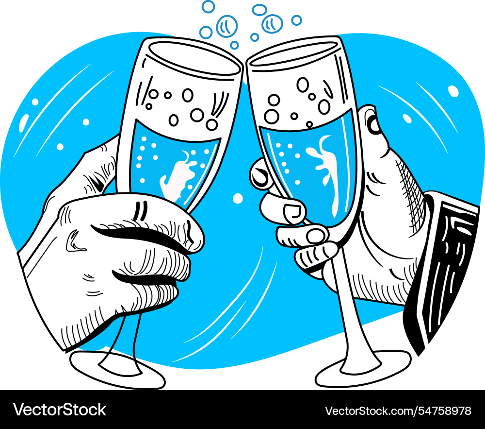 Saddle horn in sketchy style Royalty Free Vector Image