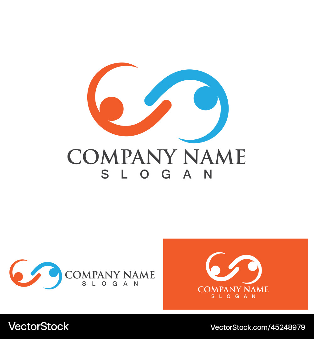 Child Adoption Symbol - Family & Support Vector Image