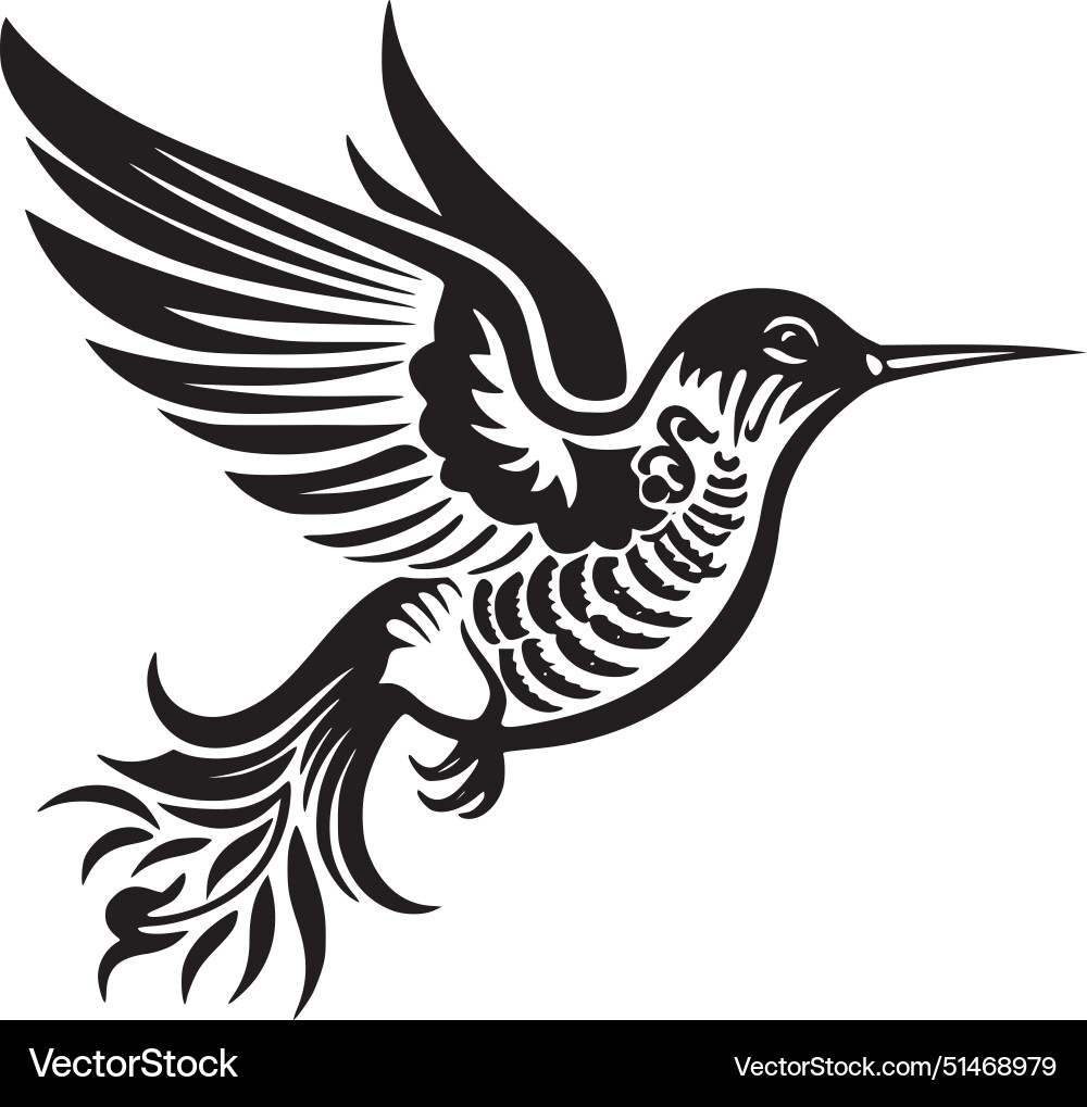 Hummingbird - high quality logo ideal Royalty Free Vector