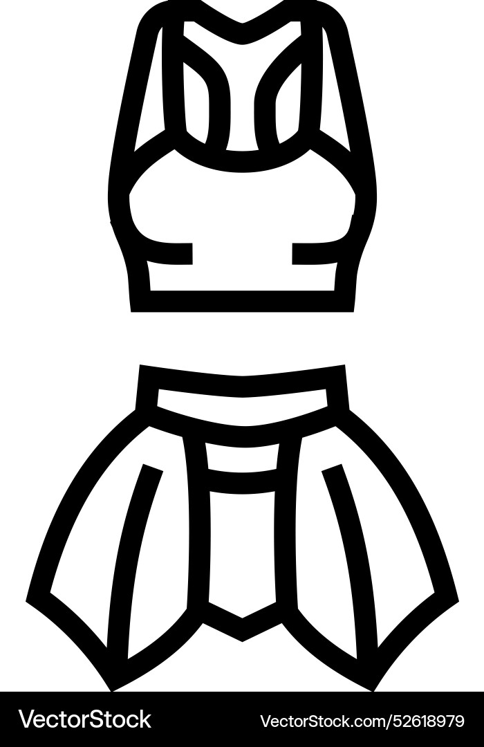 Neon clothing rave retro line icon Royalty Free Vector Image