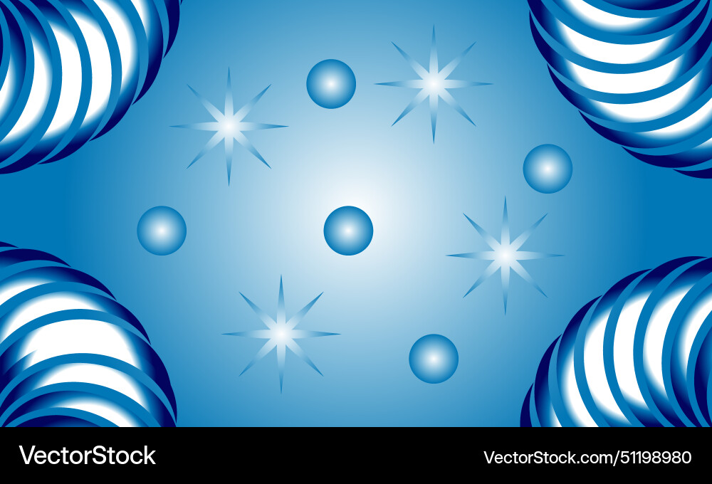Circle blue abstract background Royalty Free Vector Image