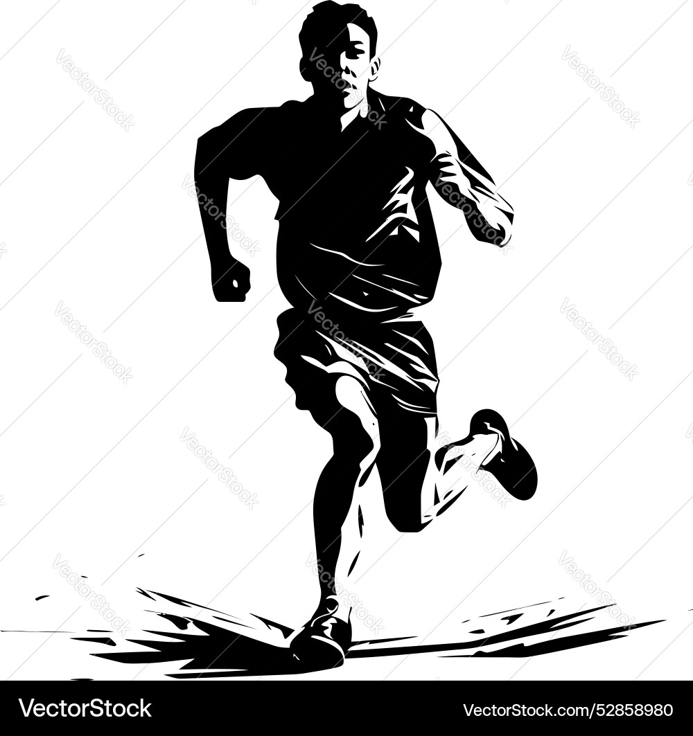 Endurance express sprinter logo icon marathon Vector Image