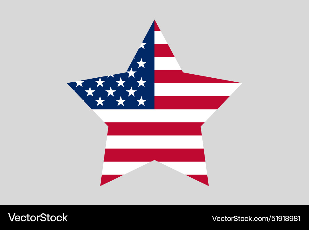 American flag sign Royalty Free Vector Image - VectorStock