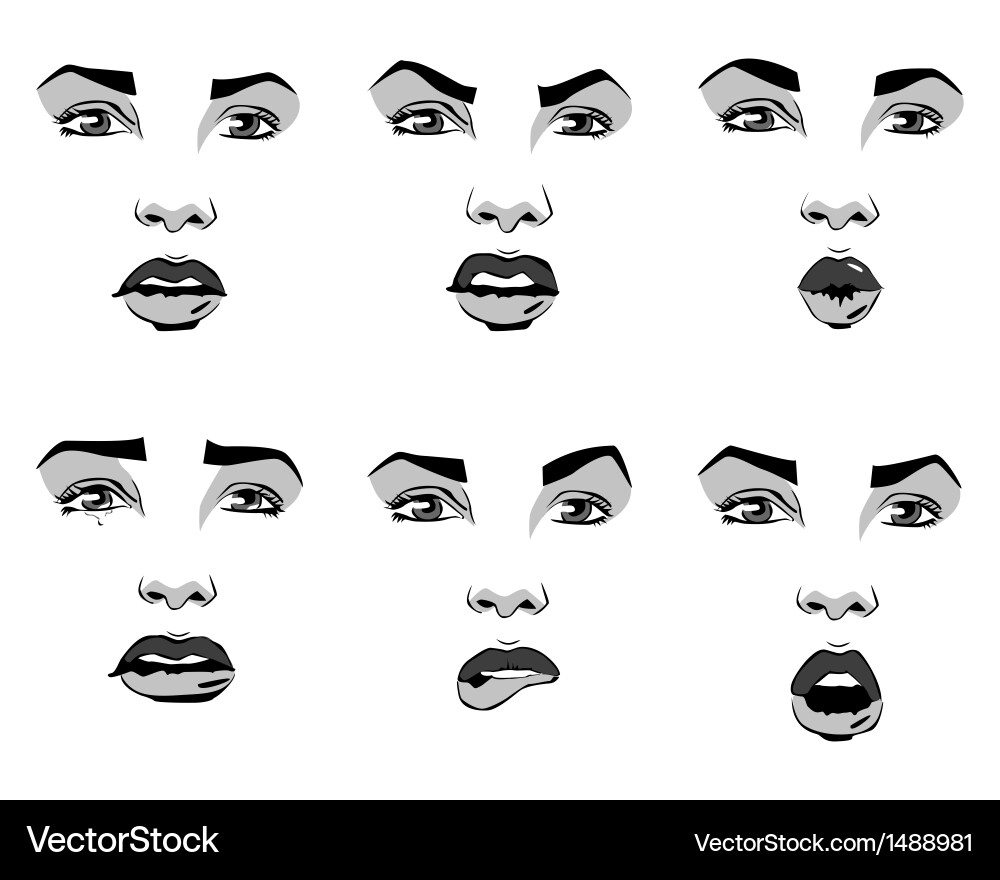 Emotions Royalty Free Vector Image - VectorStock