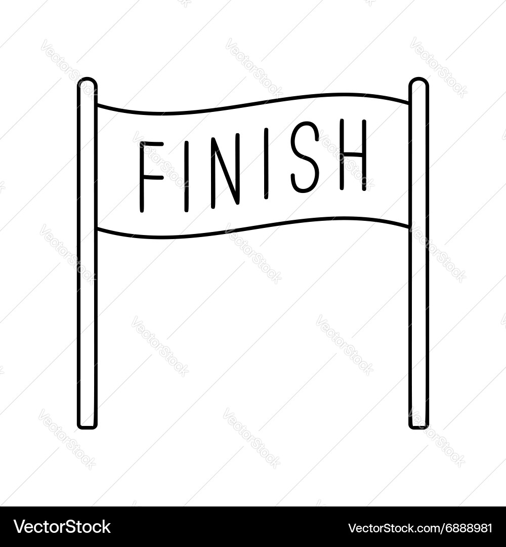 Finish Banner Vector Images (over 9,700)
