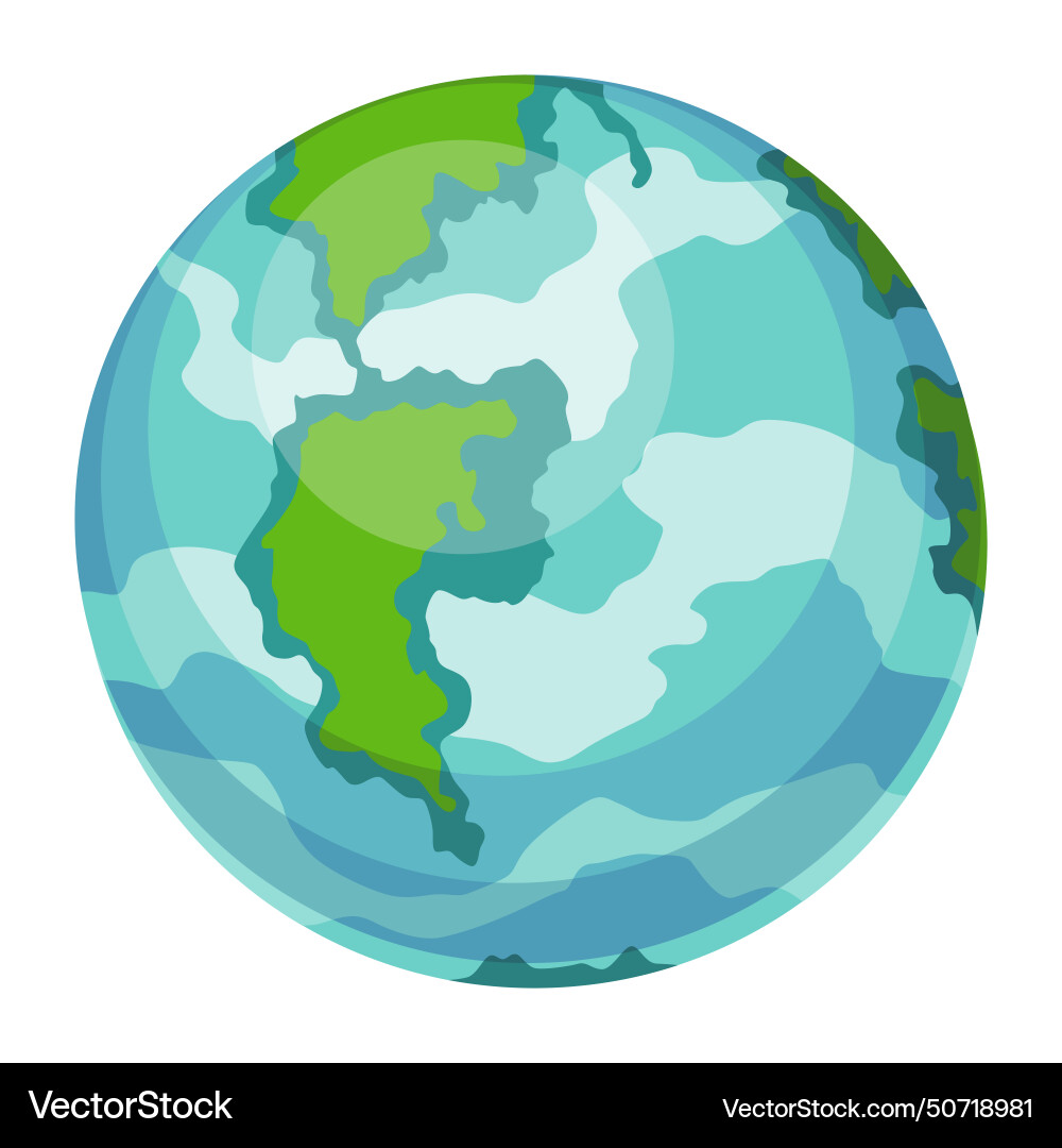 Solar system design icon element earth galaxy Vector Image