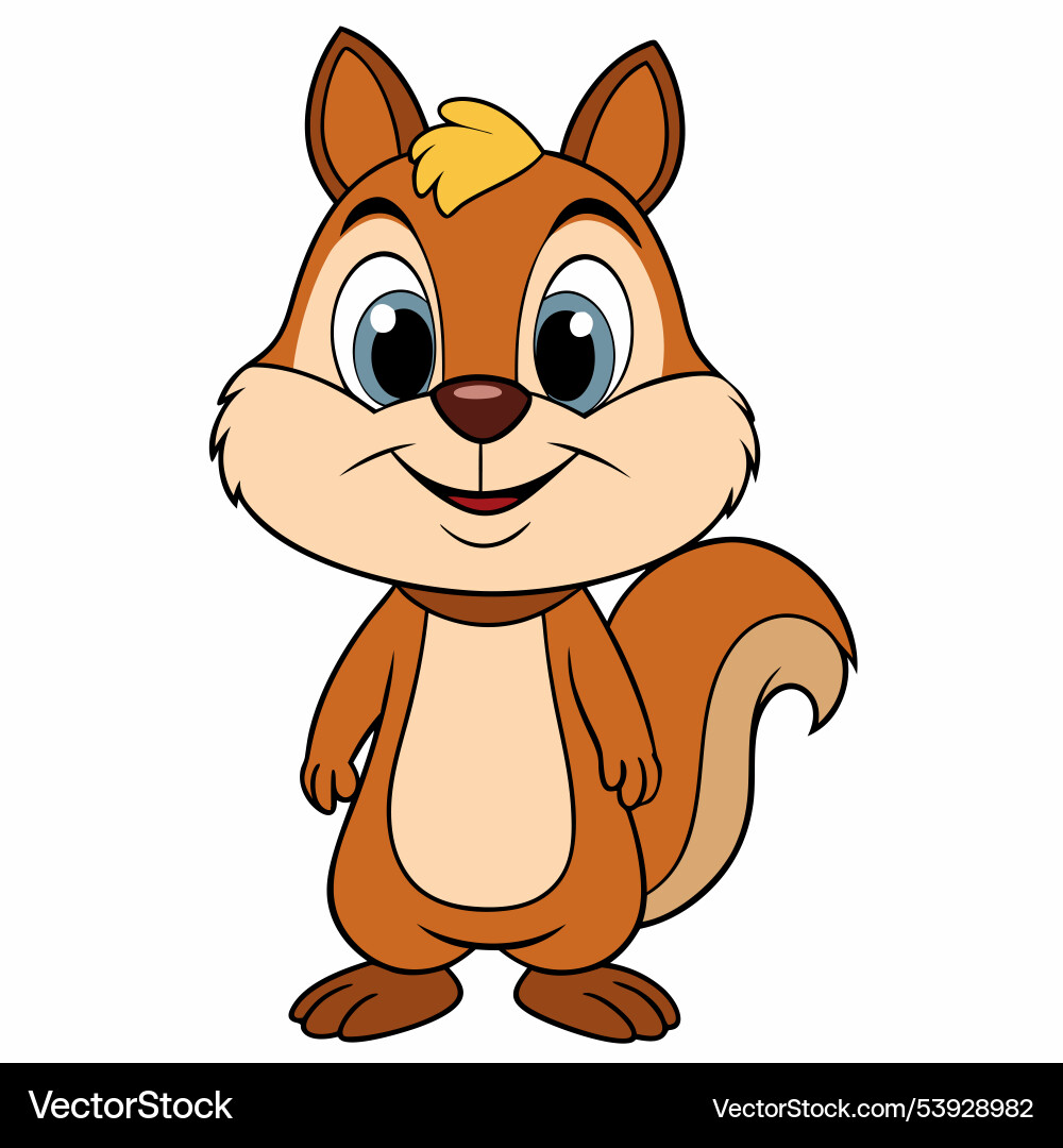 An animal chipmunk Royalty Free Vector Image - VectorStock