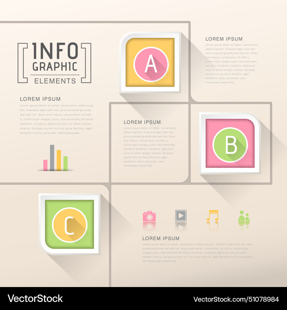 Abstract option infographics Royalty Free Vector Image