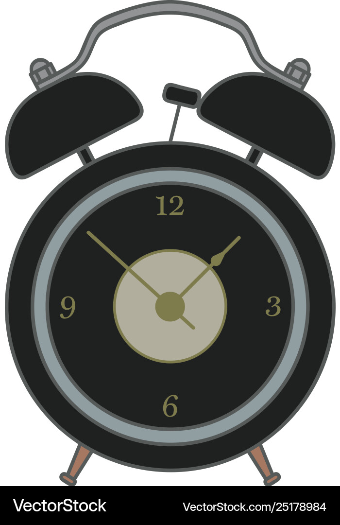 Alarm clock eps Royalty Free Vector Image - VectorStock
