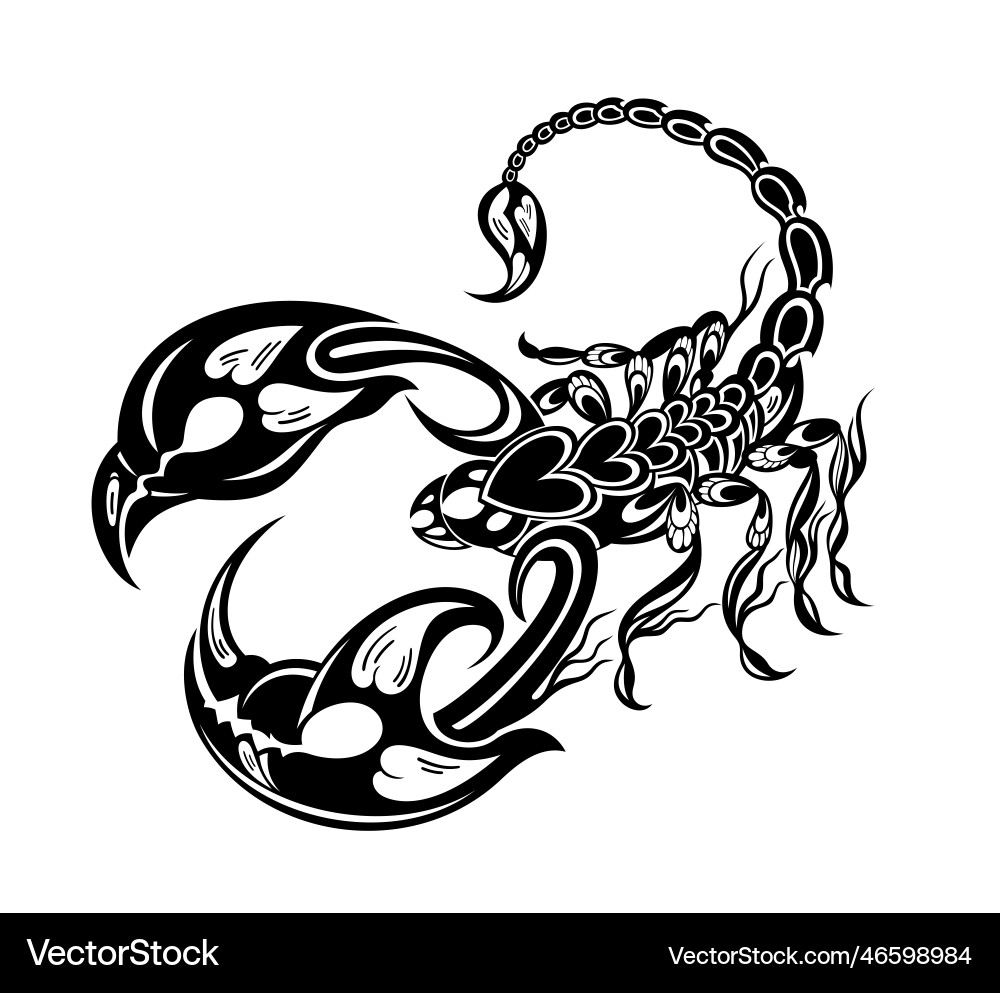 Scorpion icon Royalty Free Vector Image - VectorStock