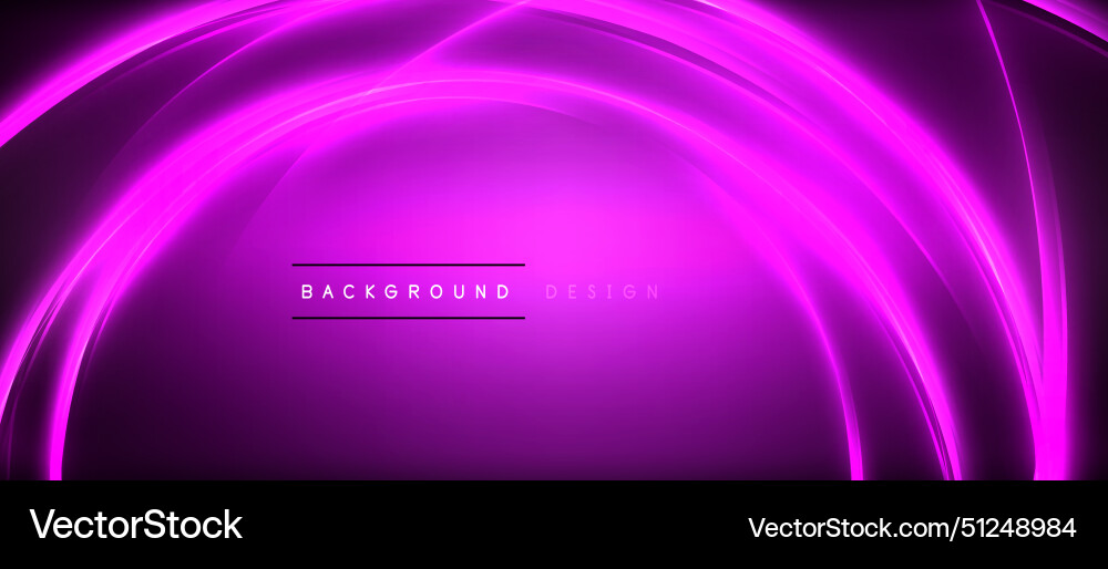 Vibrant purple background with glowing magenta Vector Image