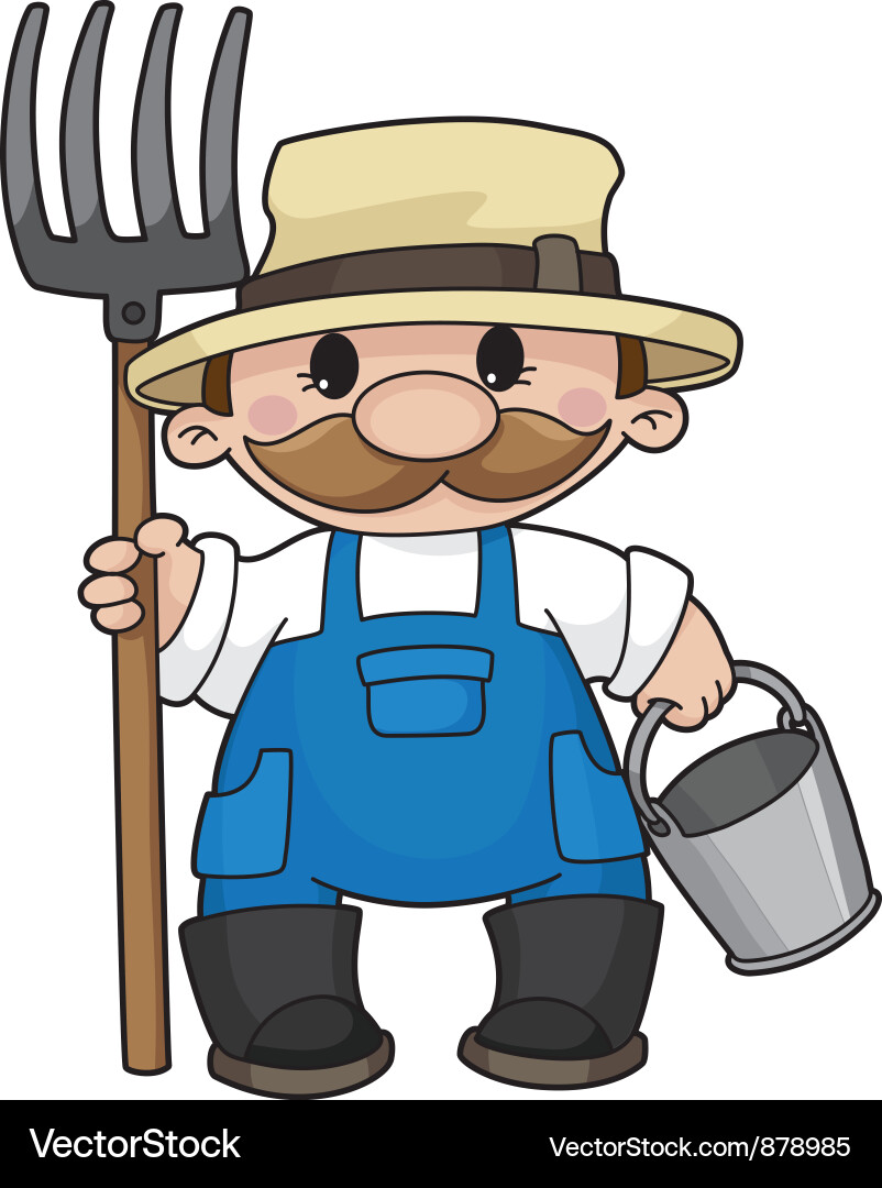 Farmer Royalty Free Vector Image - VectorStock