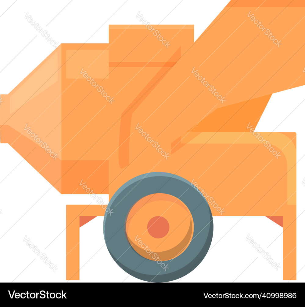 Baumischer Ikone Cartoon Beton Lizenzfreies Vektorbild