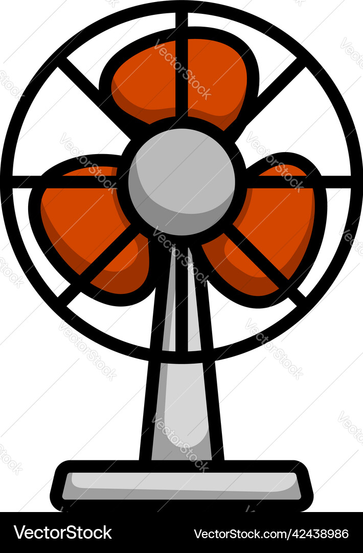 Electric fan icon Royalty Free Vector Image - VectorStock