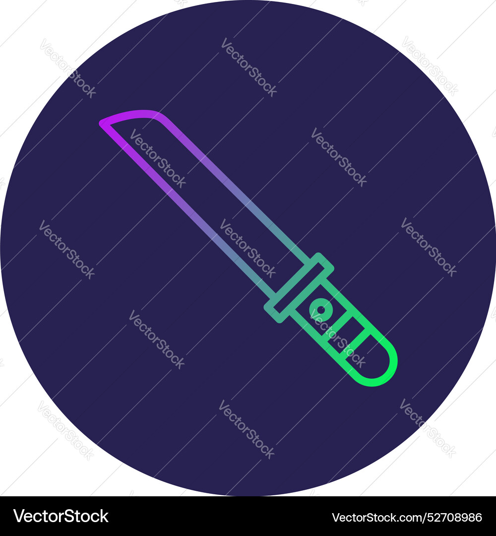 Machete icon Royalty Free Vector Image - VectorStock