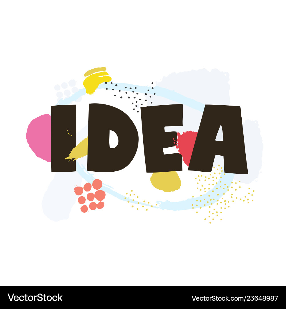 Idea Royalty Free Vector Image - VectorStock