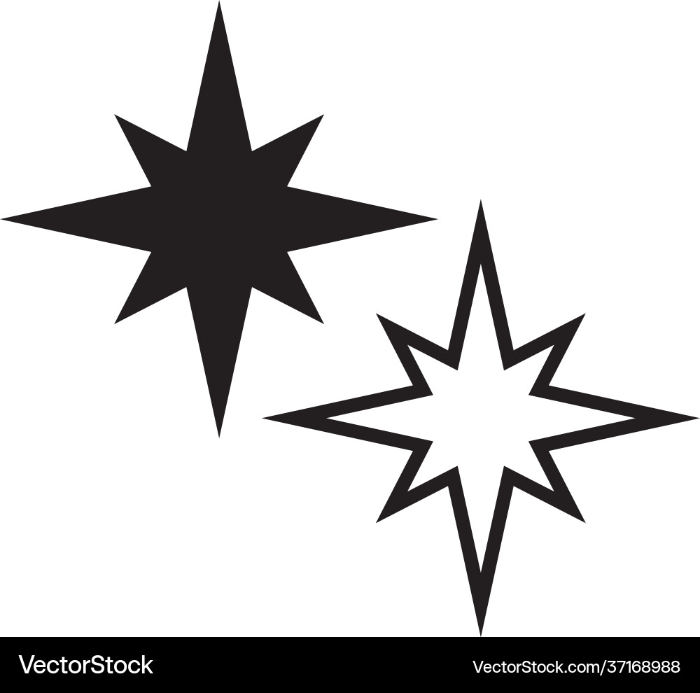 Christmas star Royalty Free Vector Image - VectorStock