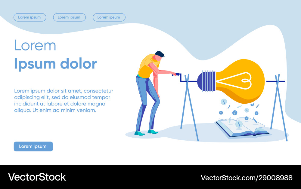 Identifying one or more strong characteristics Vector Image