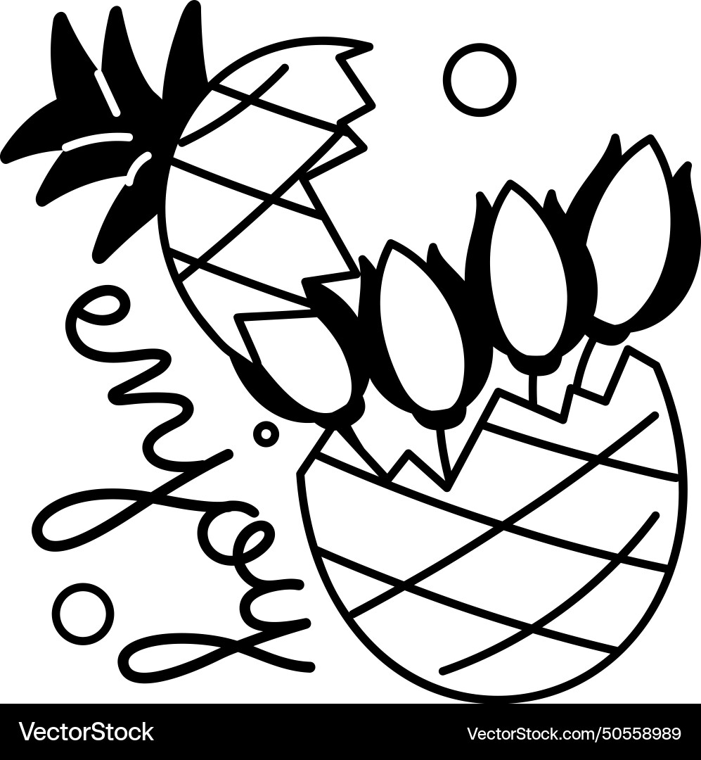 Enjoy spring Royalty Free Vector Image - VectorStock