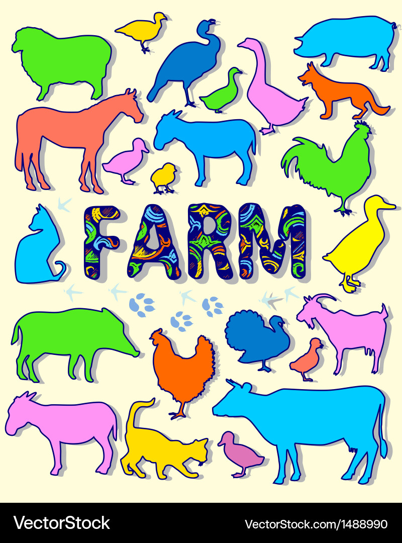 Farm Royalty Free Vector Image - VectorStock