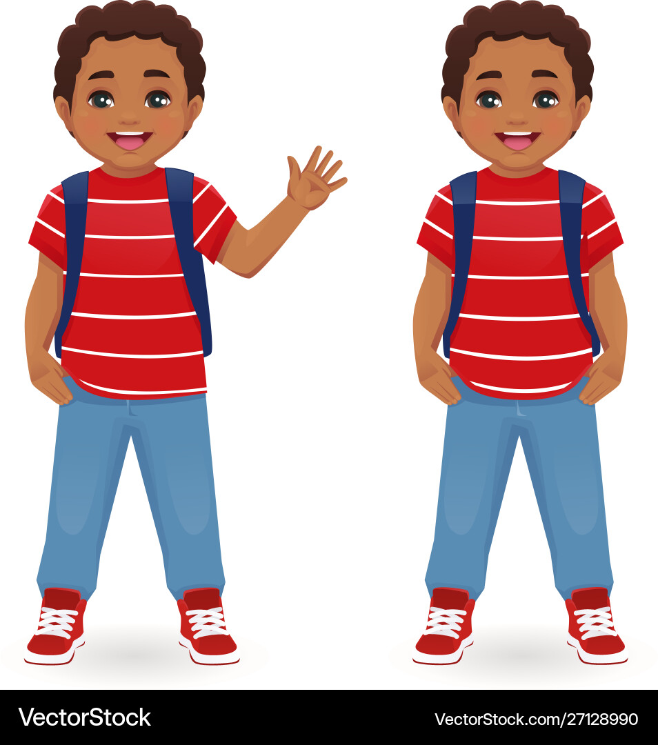 School boy Royalty Free Vector Image - VectorStock