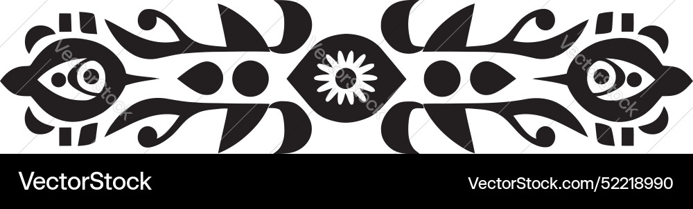 Timeless craftsmanship black logo for borders Vector Image