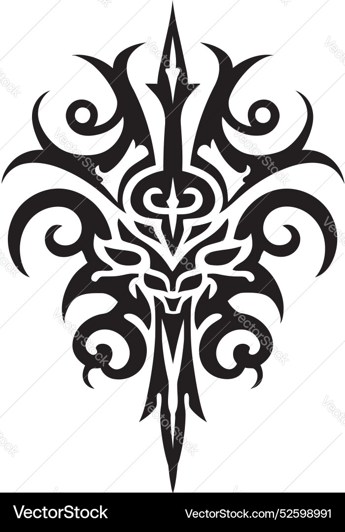 Cultural canvas graphics depicting traditional Vector Image