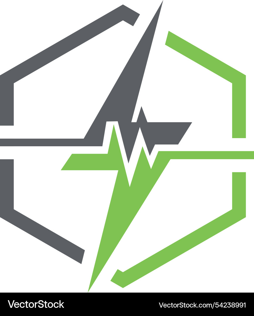 Electric service logo design concept Royalty Free Vector