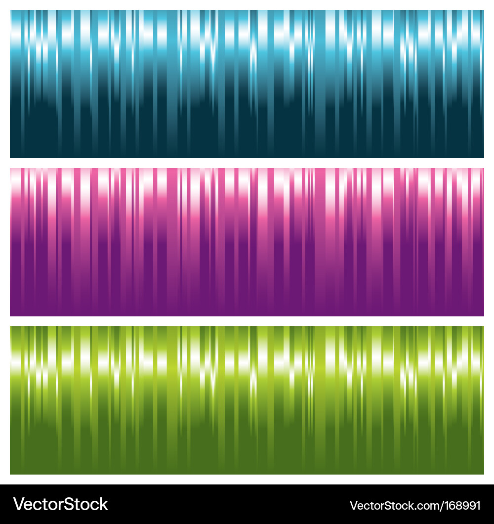 Striped banners Royalty Free Vector Image - VectorStock