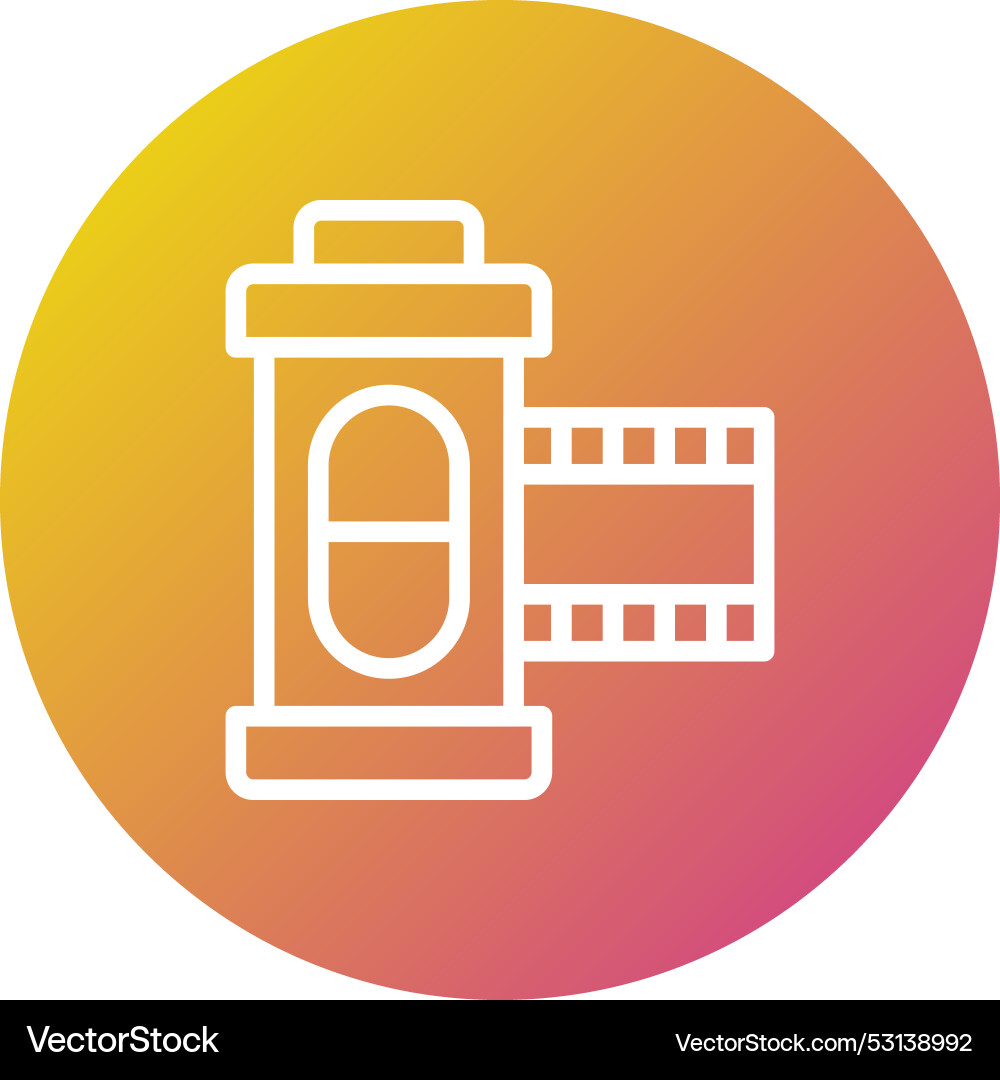 Film kodak icon design Royalty Free Vector Image