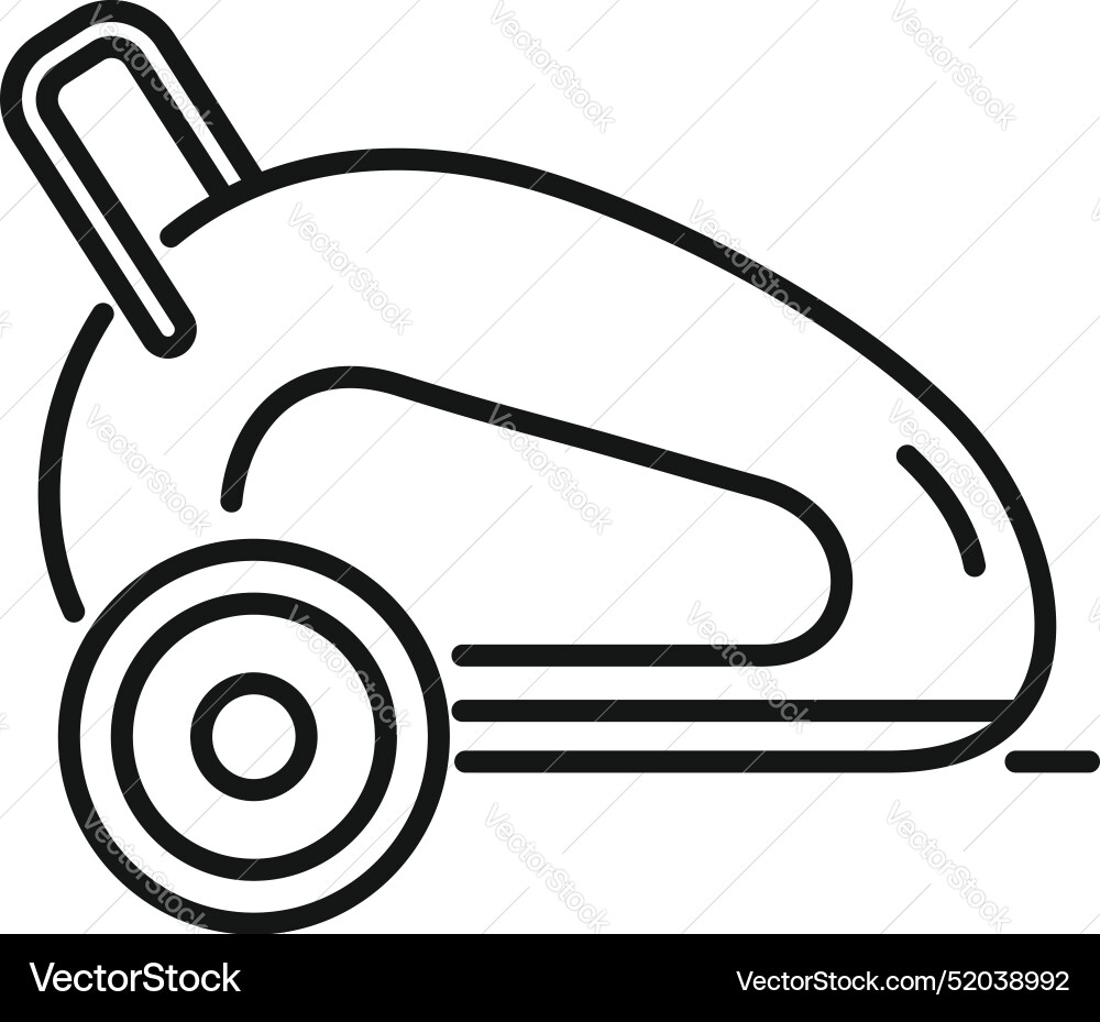Modern one wheel gyro scooter showing eco Vector Image