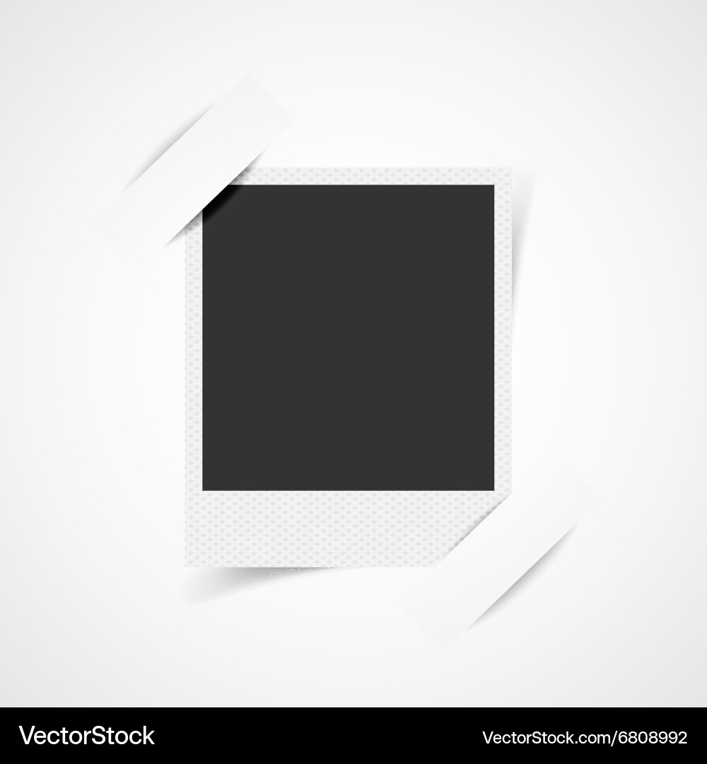 Photo Frame Corners - White & Black Royalty Free Vector