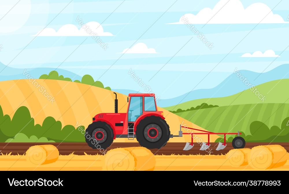 Agriculture and farming Royalty Free Vector Image