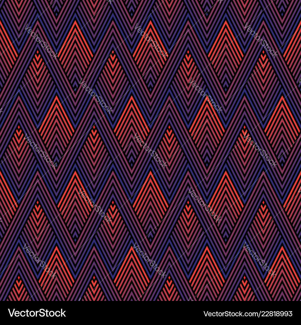 Colorful geometric seamless sports pattern Vector Image