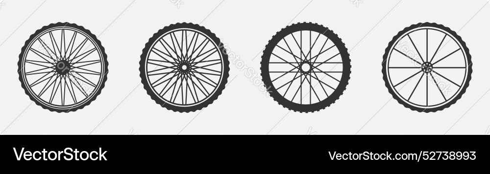Cyclist wheel Royalty Free Vector Image - VectorStock