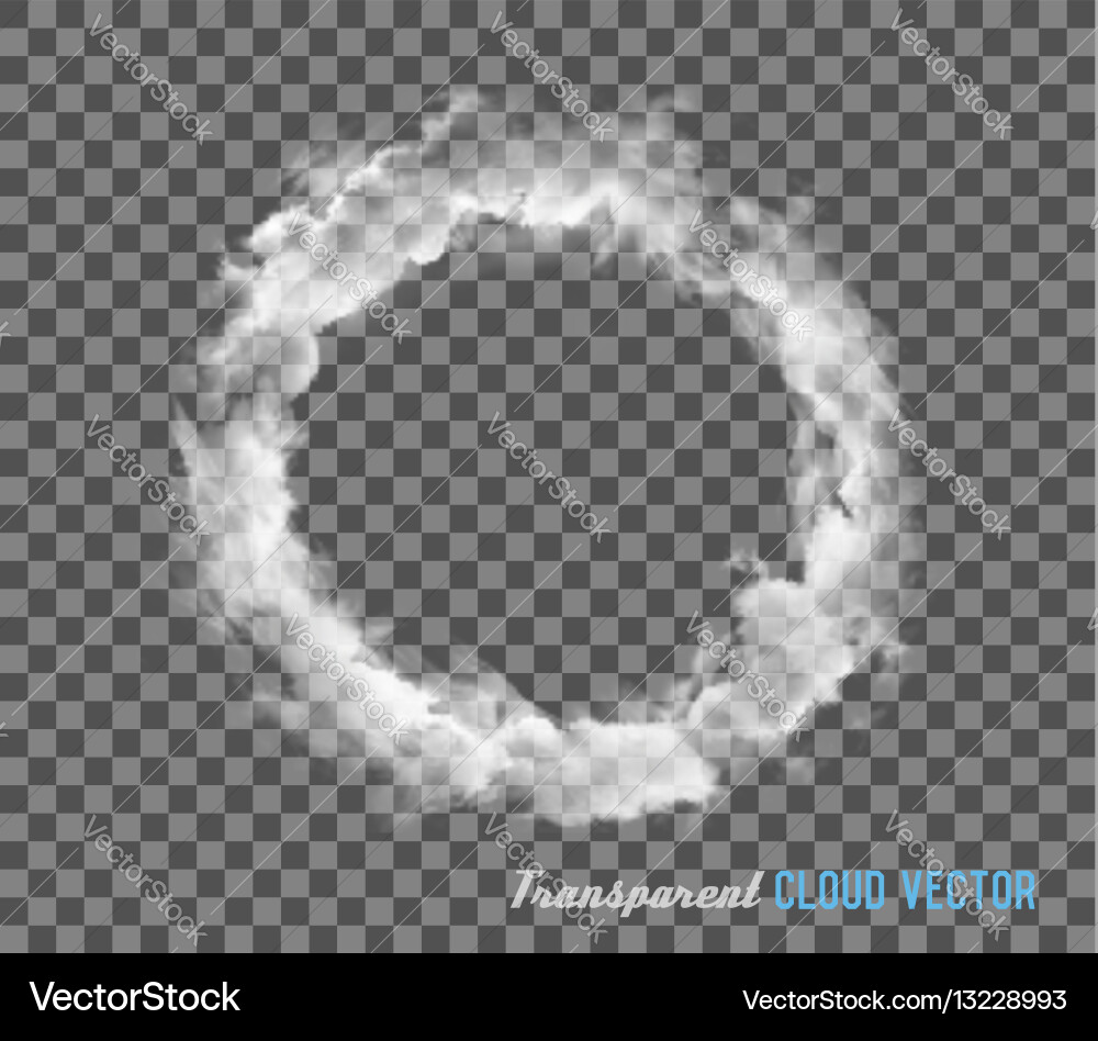 Realistic Smoke Background Royalty Free Vector Image