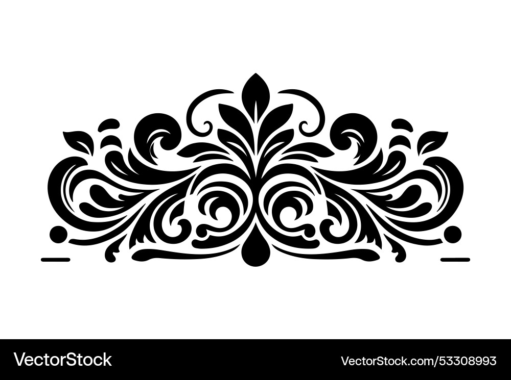 Simple floral art Royalty Free Vector Image - VectorStock